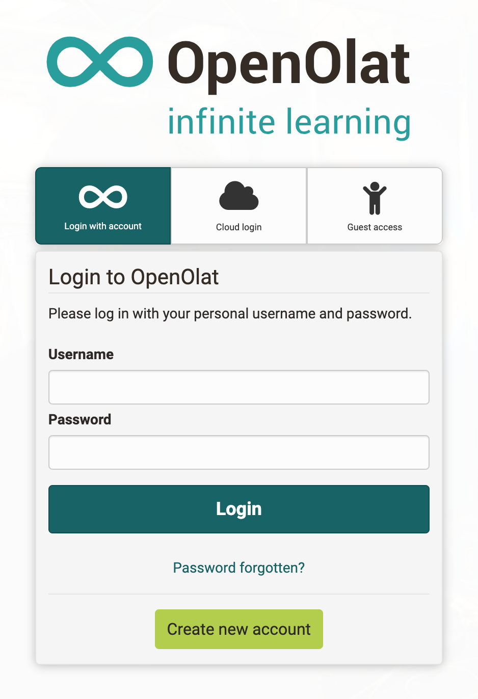 Guest access - OpenOlat Documentation
